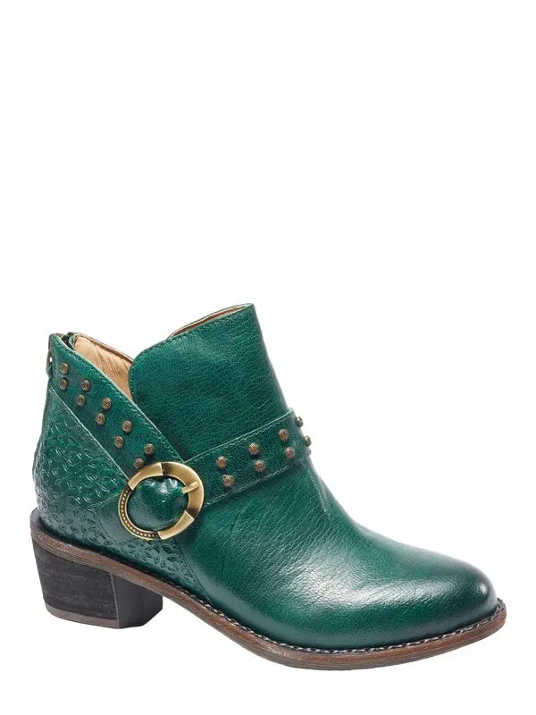 HALSA FOOTWEAR Melania Bootie - Dark Green