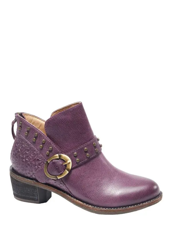 HALSA FOOTWEAR Melania Bootie - Dark Purple