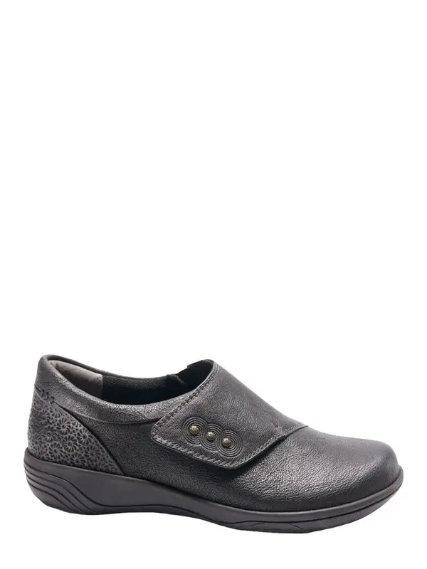 HALSA FOOTWEAR Anna Clog - Black Leather