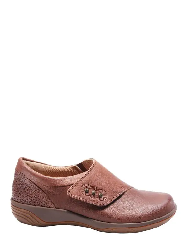 HALSA FOOTWEAR Anna Clog - Brown Leather