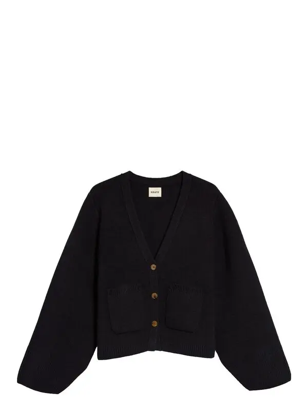 Khaite Cashmere Cardigan - Black