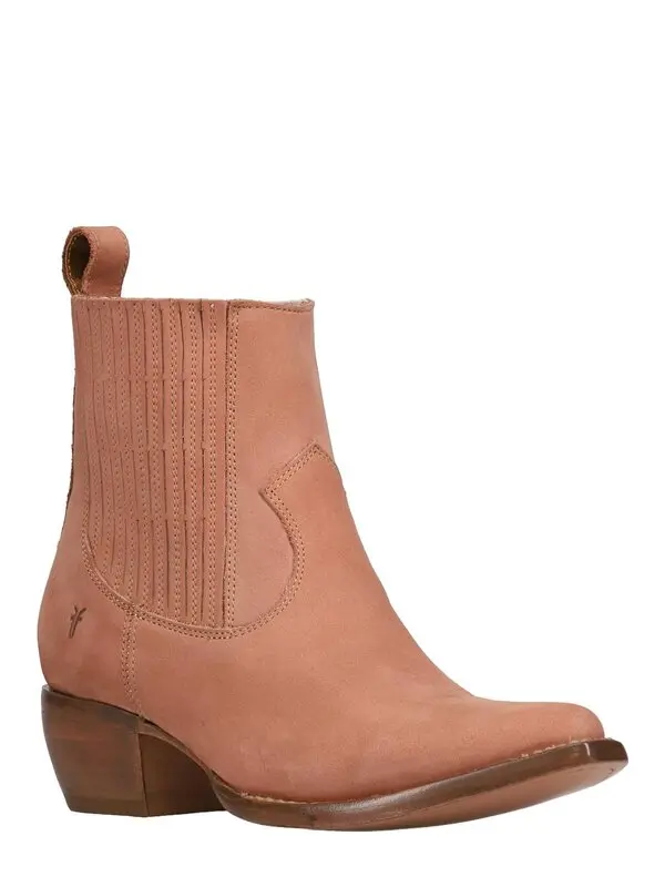 Frye Sacha Western Chelsea Boot - Rose Cake