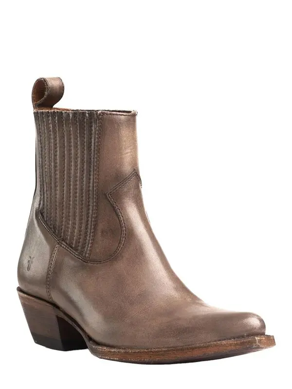 Frye Sacha Western Chelsea Boot - Stone
