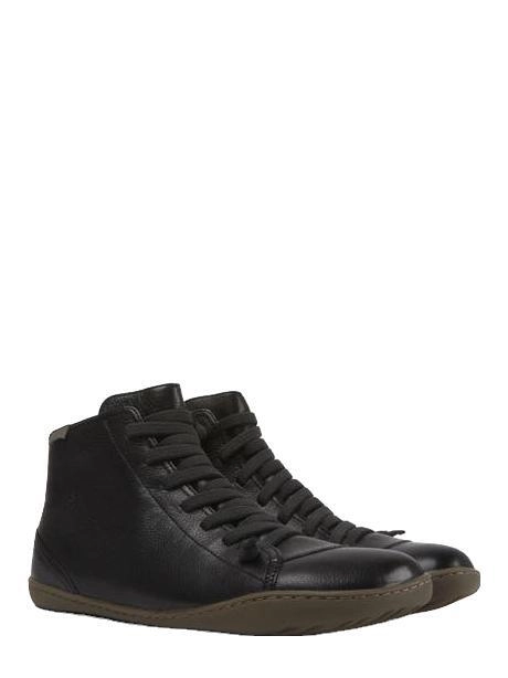 Camper Peu Cami High Top Sneakers With Elastic Lacing - Black