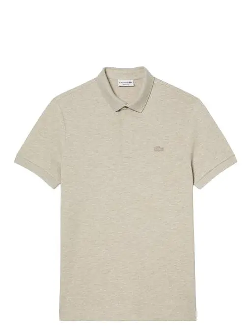 Lacoste Paris Regular Fit Stretch Polo - Heather Wicker