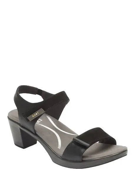 Naot Intact Sandal - Black Velvet/black/jet Black
