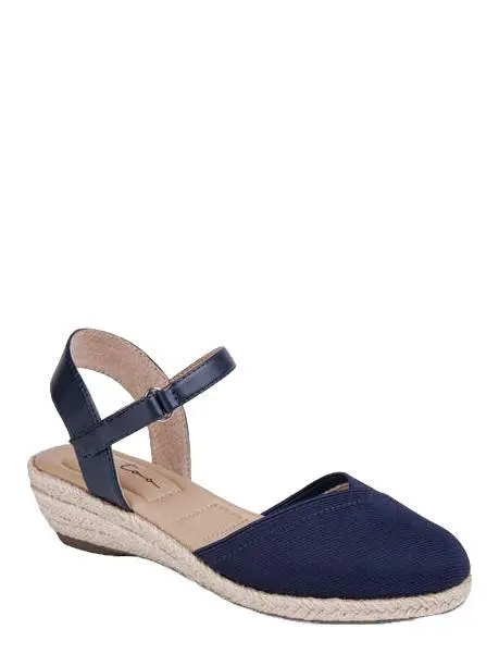 Me Too Nikkie Espadrille Wedge - Navy