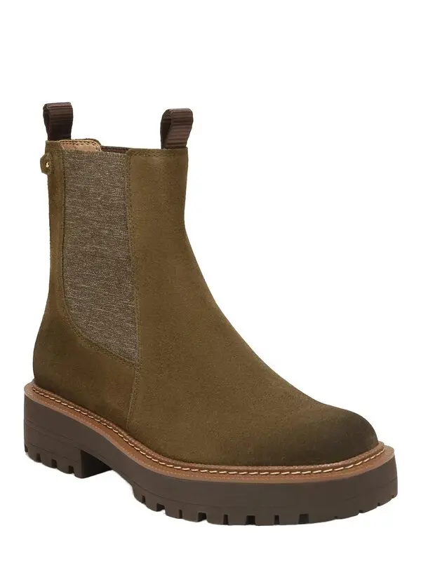 Sam Edelman Laguna Waterproof Chelsea Boots - Olive Branch