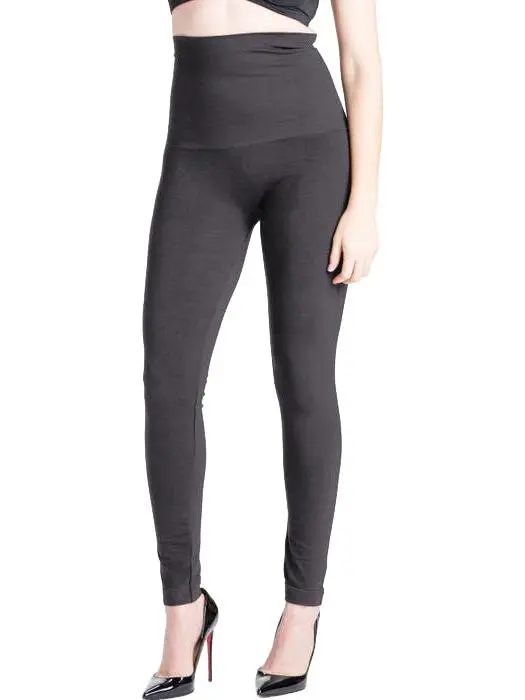 PREGGO LEGGINGS Snapback Postpartum Leggings - Charcoal