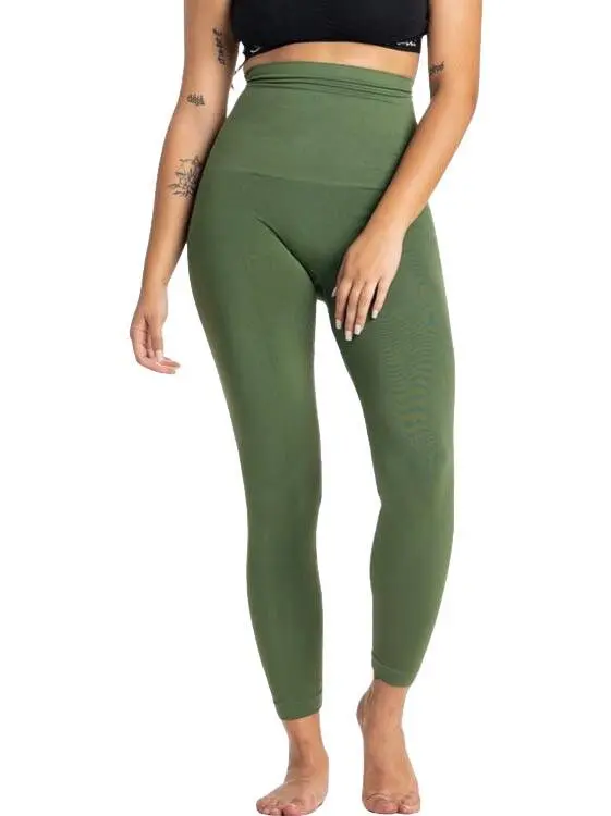 PREGGO LEGGINGS Snapback Postpartum Leggings - Olive