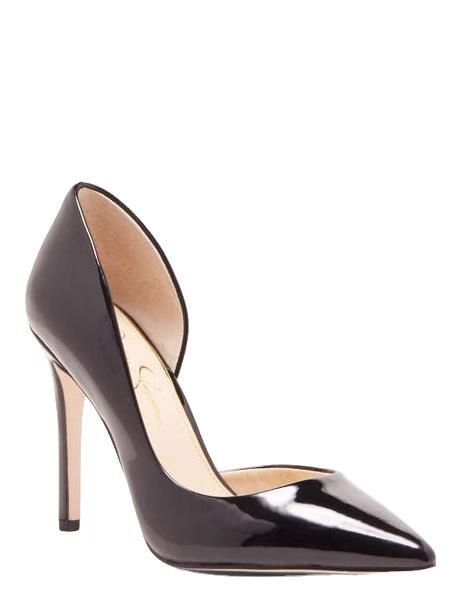 Jessica Simpson Prizma Half-d'orsay Stiletto Pump - Black 02