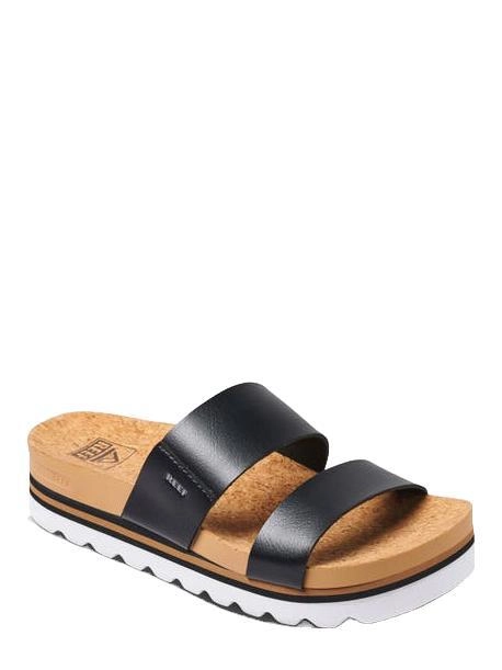 Reef Cushion Vista Hi Slide Sandal - Black