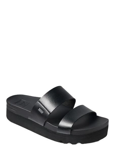 Reef Cushion Vista Hi Slide Sandal - Black