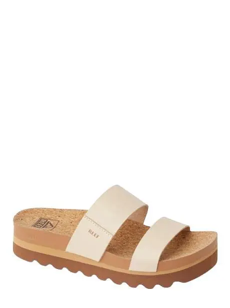 Reef Cushion Vista Hi Slide Sandal - Sand