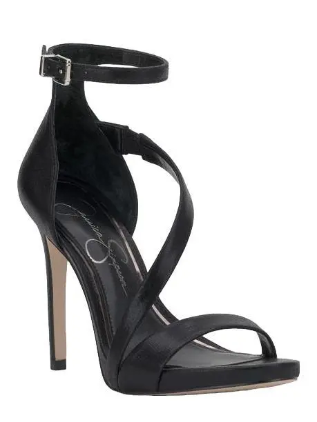 Jessica Simpson Rayli Sandals - Black Shimmer Sand