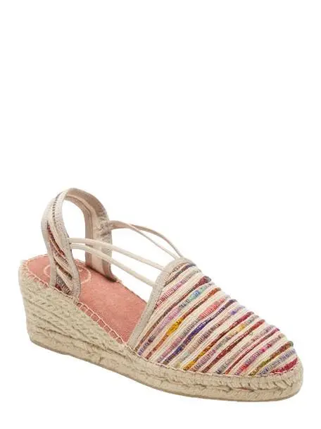 TONI PONS Tania Espadrille Wedge - Multi Fabric