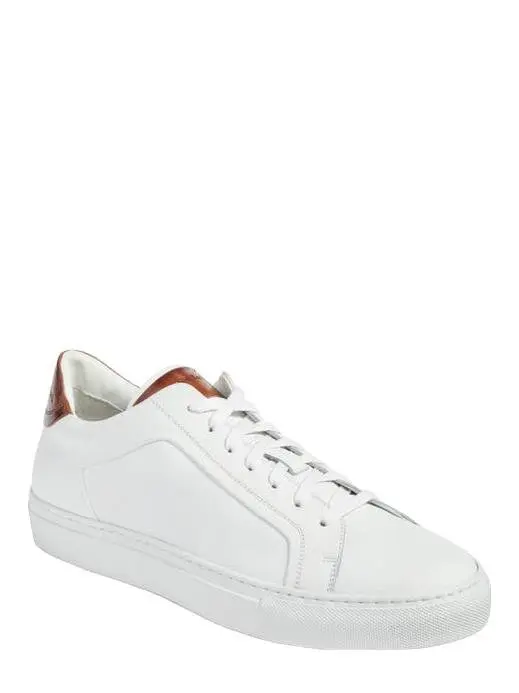 To Boot New York Carlin Leather Sneaker - White/tan Leather