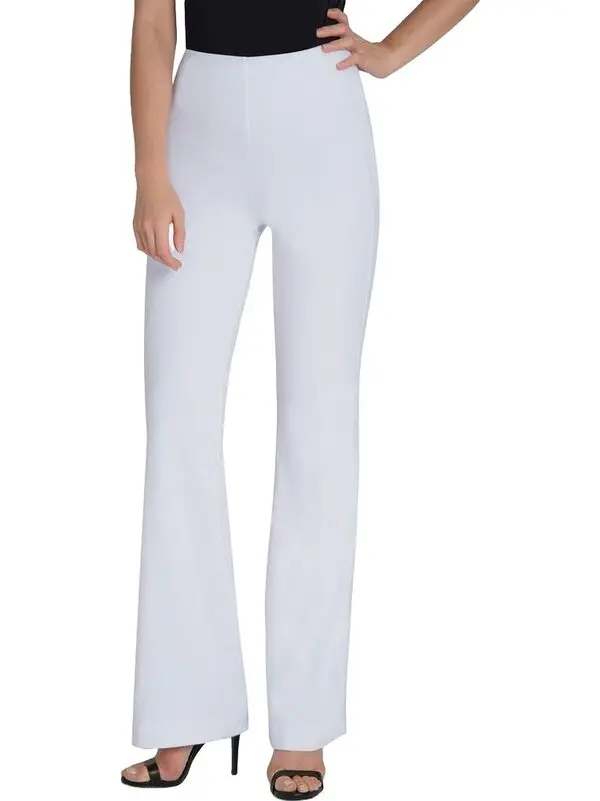 Lyssé Initials Wide Leg Trousers - White