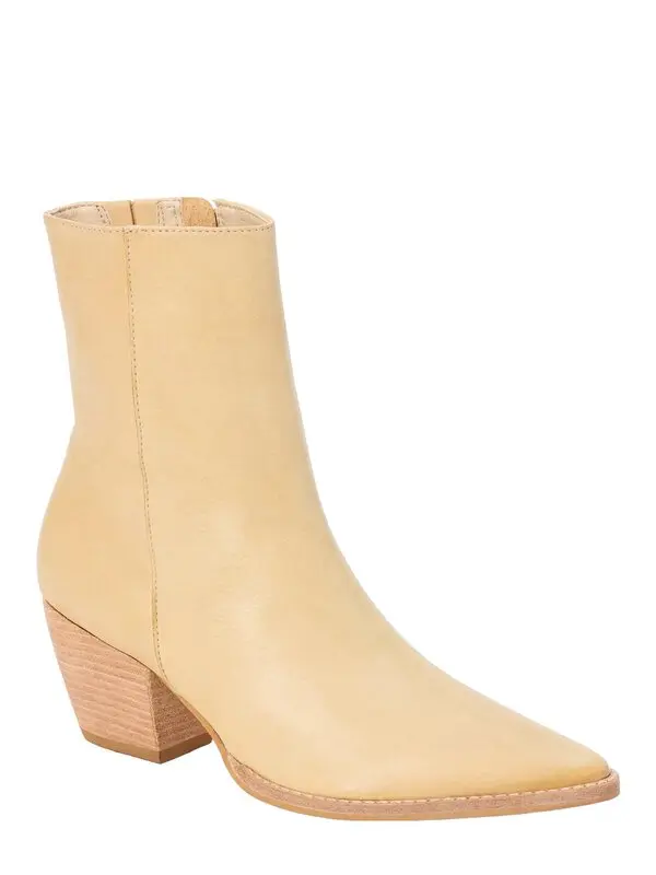 Matisse Caty Western Pointed Toe Bootie - Biscotti