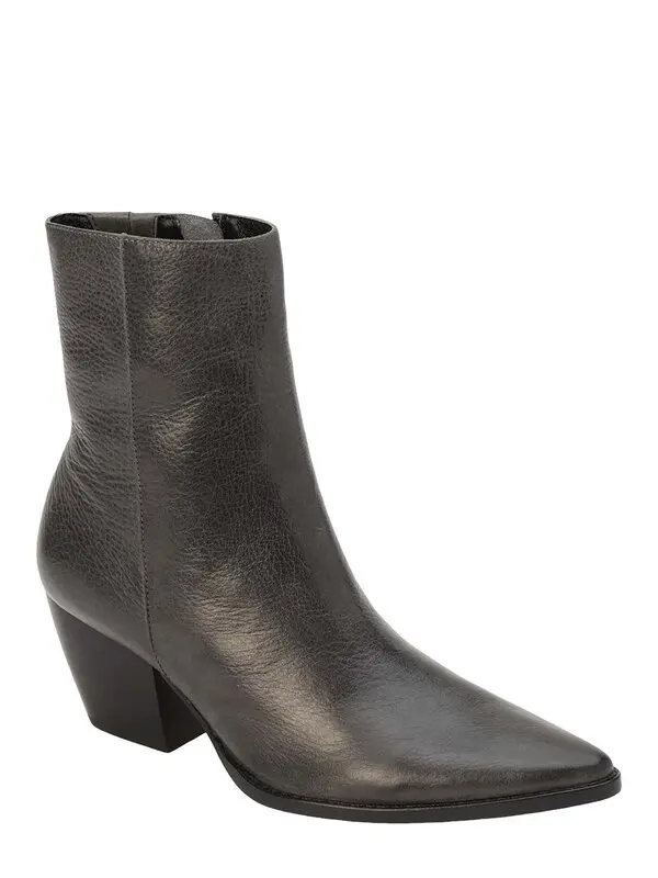 Matisse Caty Western Pointed Toe Bootie - Smoke