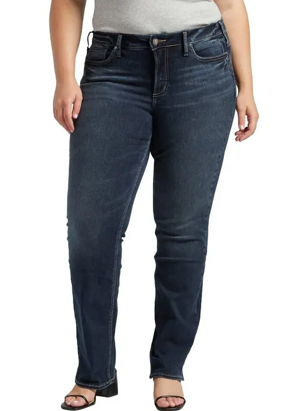 SILVER JEANS CO. Suki Slim Fit Bootcut Jeans - Indigo