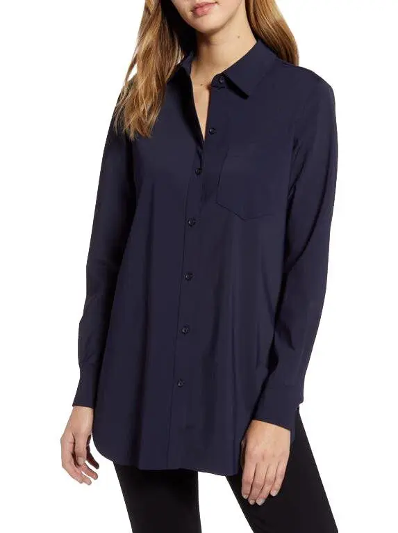 Lyssé Essentials Schiffer Shirt - True Navy