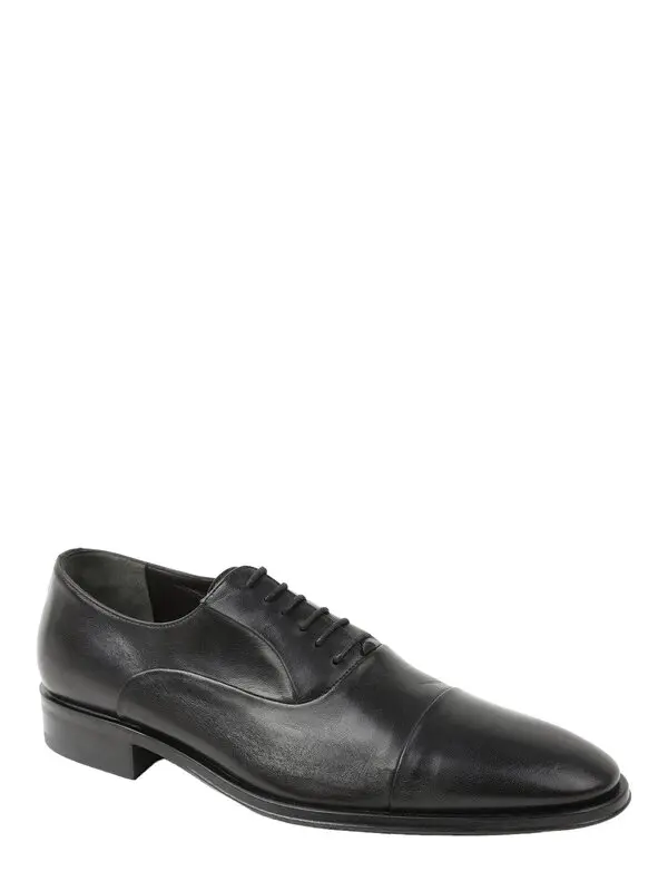 Bruno Magli Maioco Cap Toe Oxford - Bk Leather