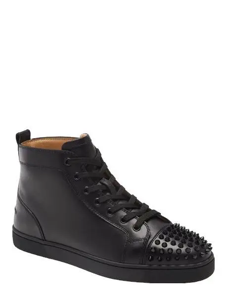 CHRISTIAN LOUBOUTIN Lou Spikes High-top Sneakers - Black