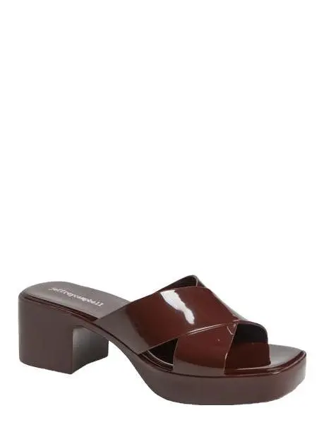 Jeffrey Campbell Platform Sandal - Chocolate Shiny