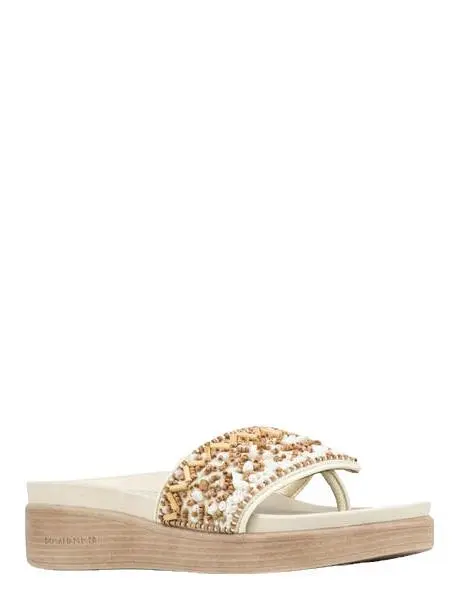 DONALD PLINER Fifi Sandal - Natural/white