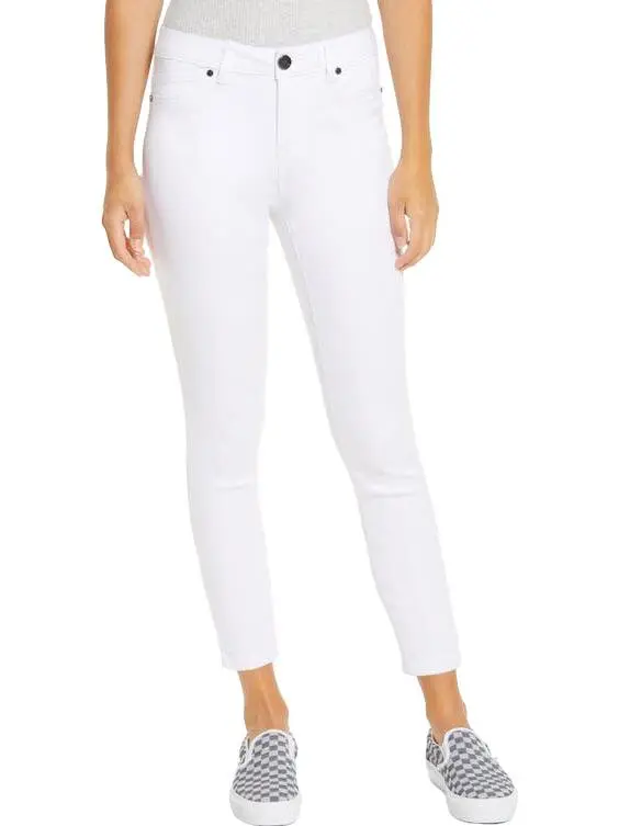 1822 Denim Ankle Skinny Jeans - White