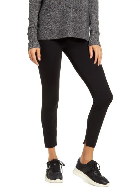 Lyssé Fennel Ankle Slit Leggings - Black
