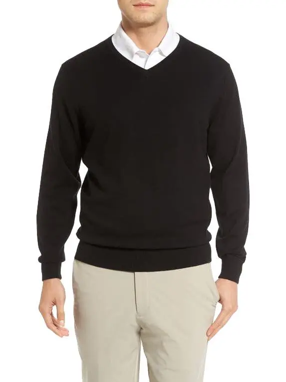 Cutter & Buck Lakemont V-neck Sweater - Black