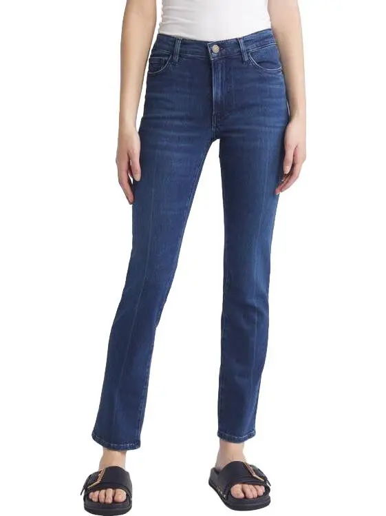 FRAME Le High Straight Leg Jeans - Calvin