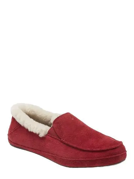 Olukai Ku'una Shearling Slipper - Lilikoi/ Lilikoi
