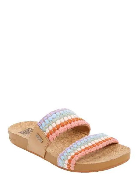 Reef Cushion Bounce Vista Slide Sandal - Multi Textile