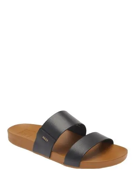 Reef Cushion Bounce Vista Slide Sandal - Slate Black