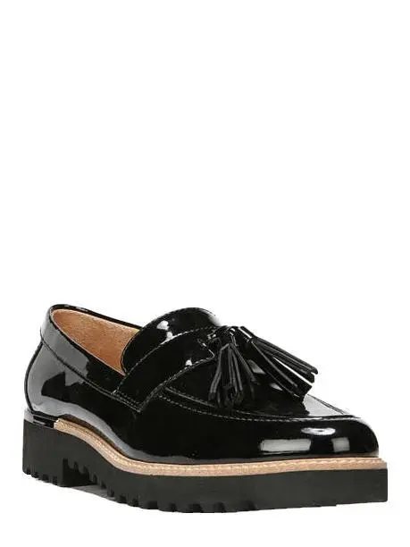 Franco Sarto Carolyn Tassel Loafer - Black Patent