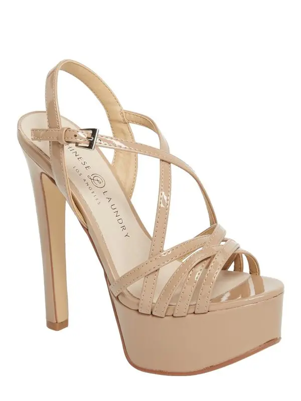 Chinese Laundry Teaser2 Platform Sandal - Nude