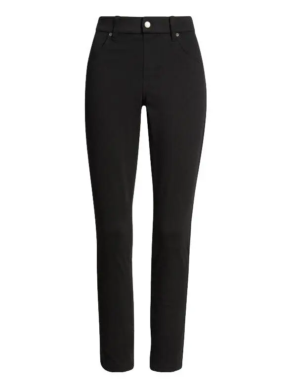 Hue Ultra Ultrasoft High Rise Denim Skimmer Leggings - Black