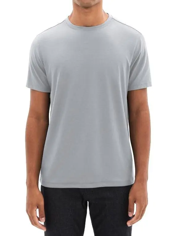 Robert Barakett Hickman Solid T-shirt - Monument Grey