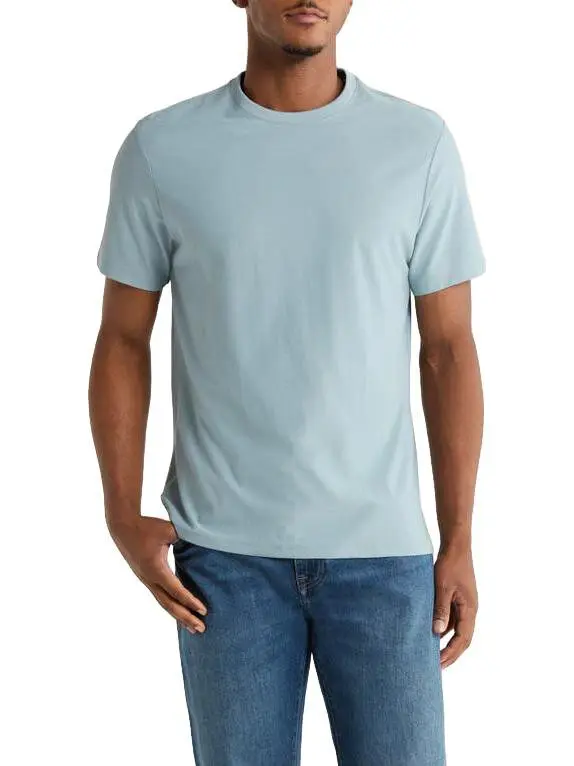Robert Barakett Hickman Solid T-shirt - Soft Teal