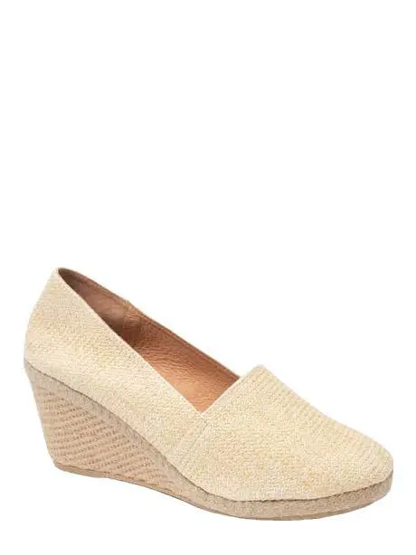 PATRICIA GREEN Mallorca Square Toe Espadrille - Beige Raffia