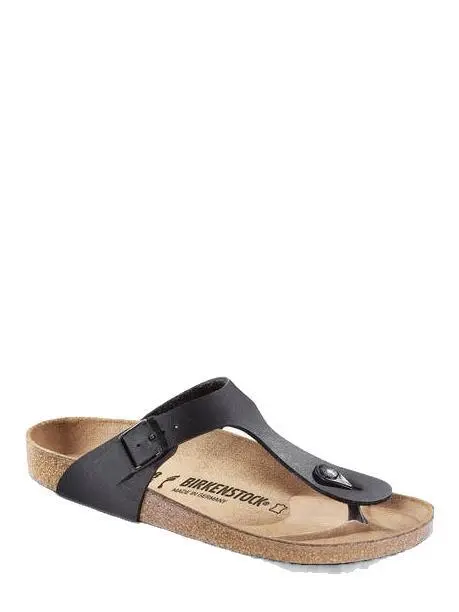 BIRKENSTOCK Gizeh Birko-flor Sandal - Black