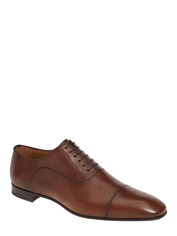 CHRISTIAN LOUBOUTIN Greggo Cap Toe Oxford - Bwi3 Havane