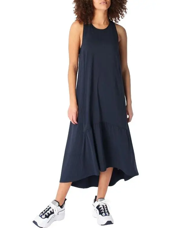 Sweaty Betty Ace Racerback Midi Dress - Navy Blue