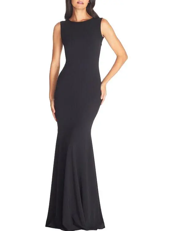Dress The Population Leighton Mermaid Gown - Black