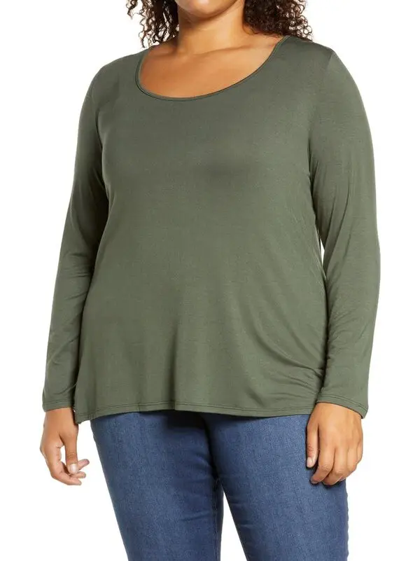 Loveappella Twist Back Top - Olive