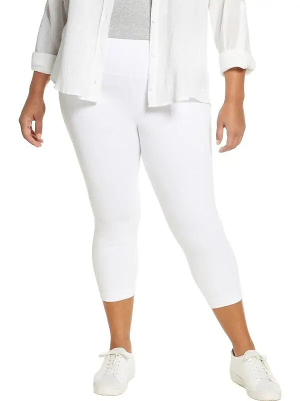 Lyssé Ntials Denim Capri Leggings - White