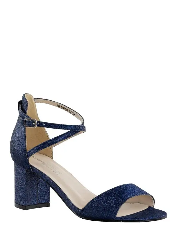 TOUCH UPS Jackie Block Heel Sandal - Navy